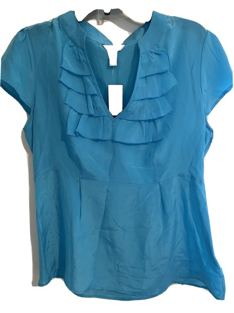 Banana Republic 100 Silk Blouse Sz 12 Nwt Ebay