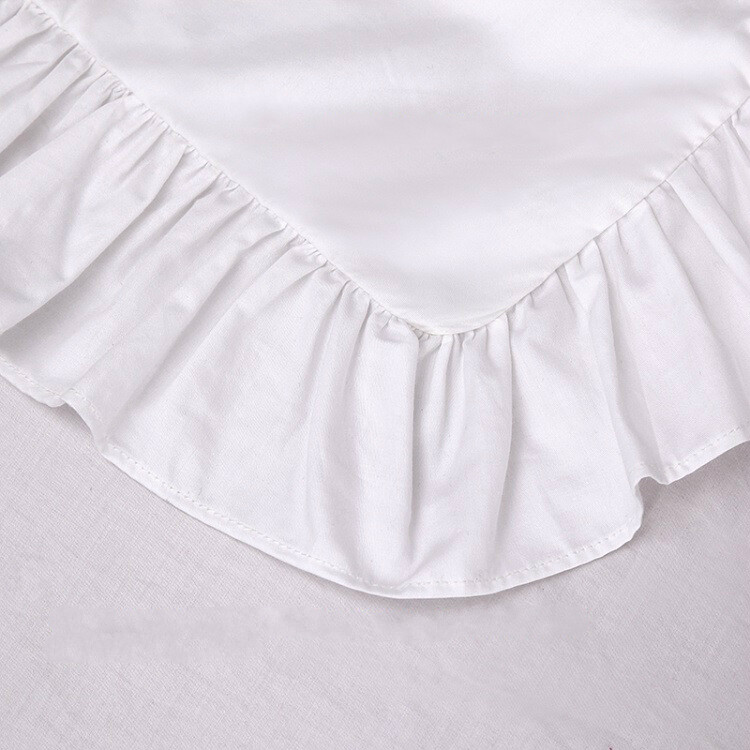 1 X 100% Cotton Pillowcase Ruffle Frill Pillow Case Only Cover Lolita ...