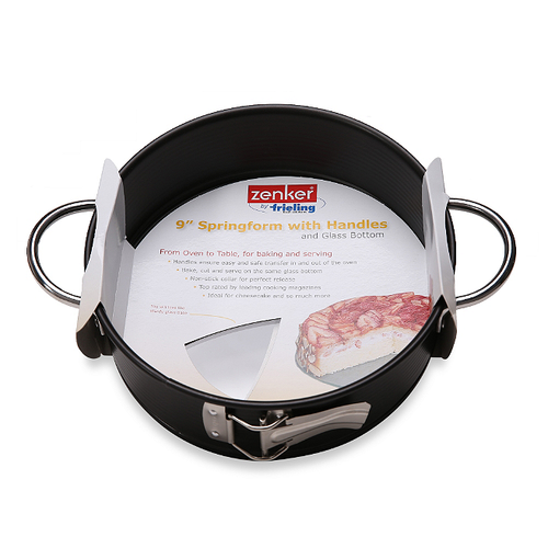 Frieling Glass Bottom Springform Pan with Handles, 9 Inch 728547385076 ...