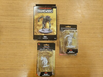 3x WizKids Dungeons & Dragons Girallon, Troll, Eidolon Possessed Sacred ...