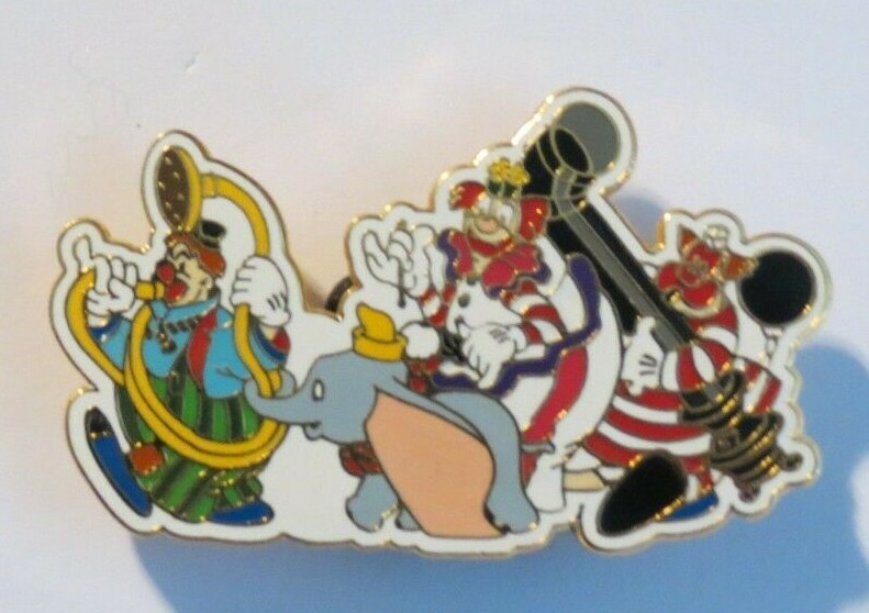 DISNEY WDW MICKEY'S TRADE PARADE FLOAT 2001 DUMBO & CIRCUS CLOWNS LE ...