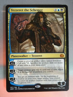 Tezzeret the Schemer, Tezzeret der Ränkeschmied, Aether Revolt, MTG ...