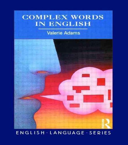 Complex Words in English by Valerie Adams (English) Paperback Book ...