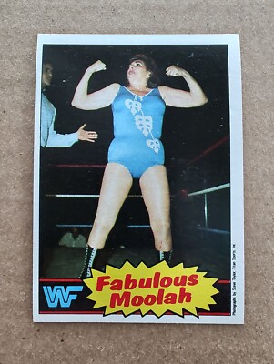 FABULOUS MOOLAH 1985 TOPPS WWF WRESTLING CARD #13 | eBay