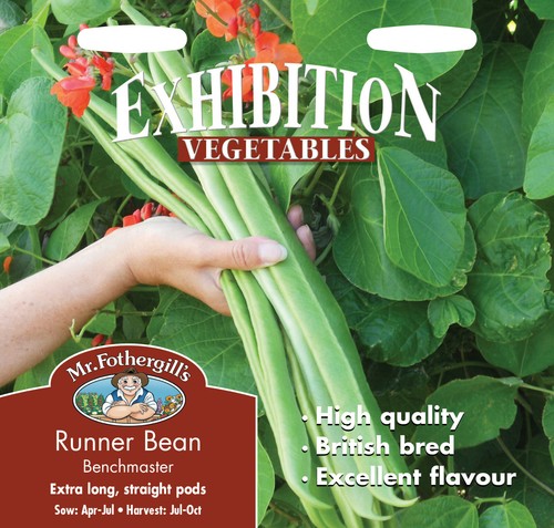 Mr Fothergills Seeds Runner Bean Benchmaster Seed | eBay UK