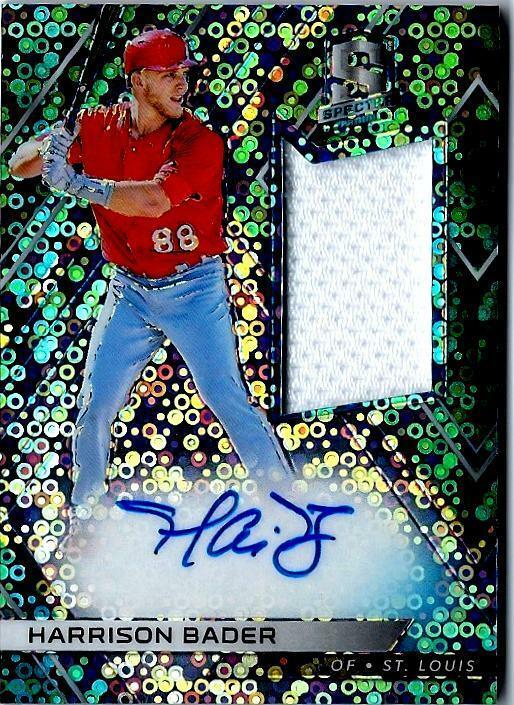 2018 SPECTRA AUTOGRAPH JERSEY #6/99 PRIZM AQUA HYPER autp HARRISON ...