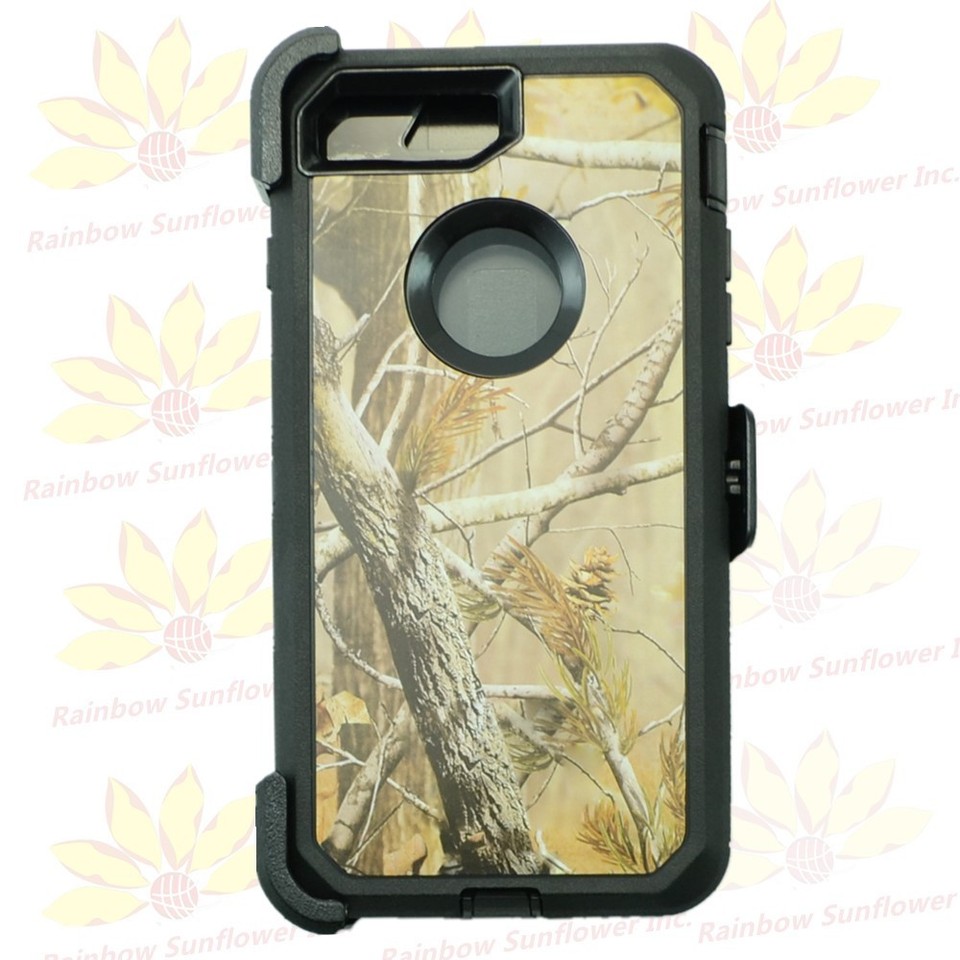 For Apple iPhone 8 / 8 Plus Heavy Duty Defender Case Cover w/ Belt Clip ...