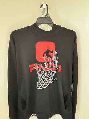 AND1 Bank Shot Men's Hoodie with Pockets Black Basketball Graphic | eBay
