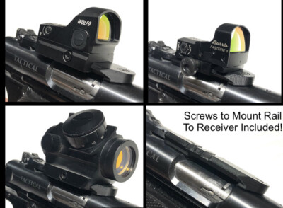 Ruger Mark Series Picatinny Rail Red Dot Mount Plate Universal Optics ...