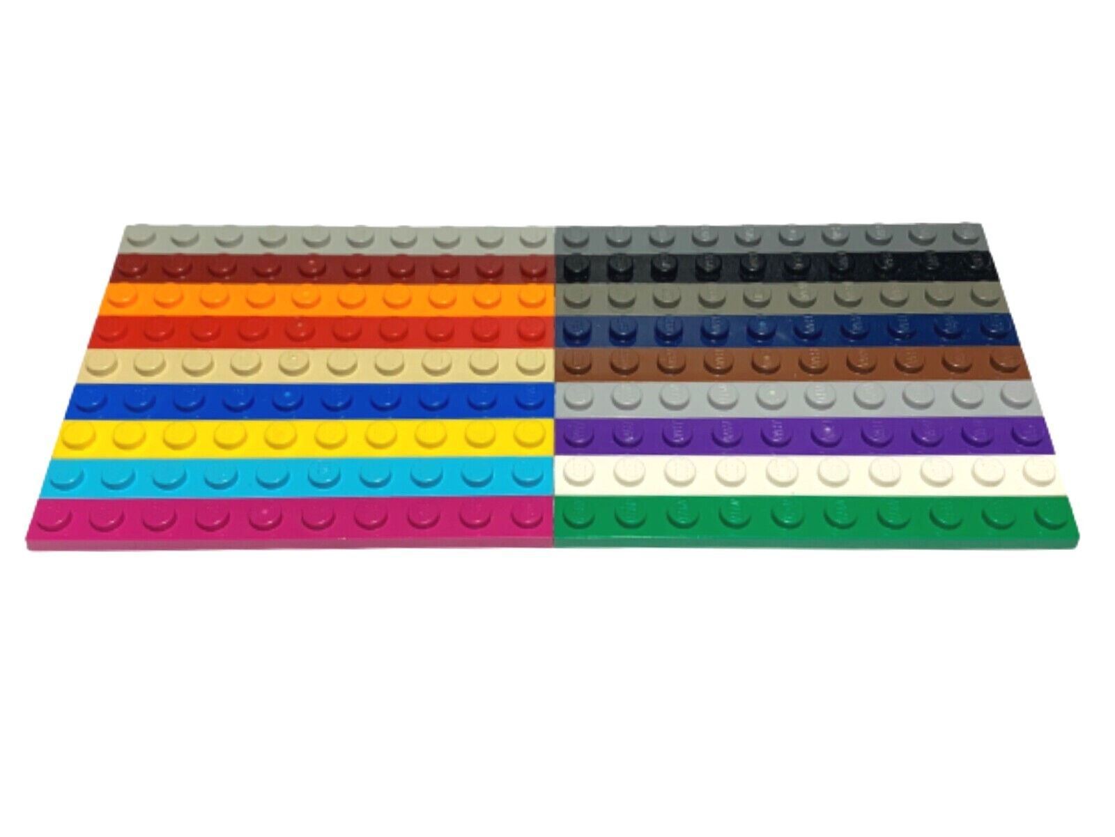 LEGO 4477 1X10 Plate - Select Colour - Quantity ( Pack of 2 ) FREE P&P ...