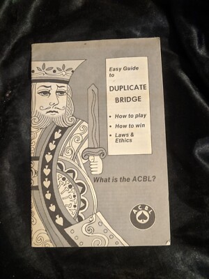 ACBL: Easy Guide to Duplicate Bridge American Contract Bridge League | eBay
