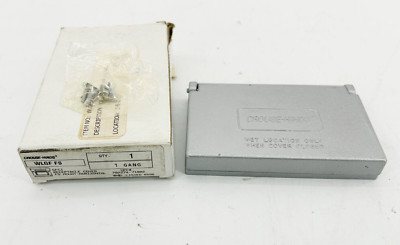 New Crouse Hinds WLGF FS Receptacle Cover 1 Gang GFCI FS Mount ...