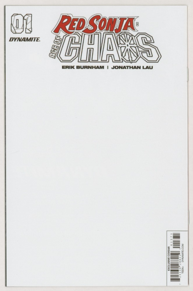 Red Sonja Age of Chaos #1 Nathan Szerdy Virgin Variant Cover Art ~ 500 ...