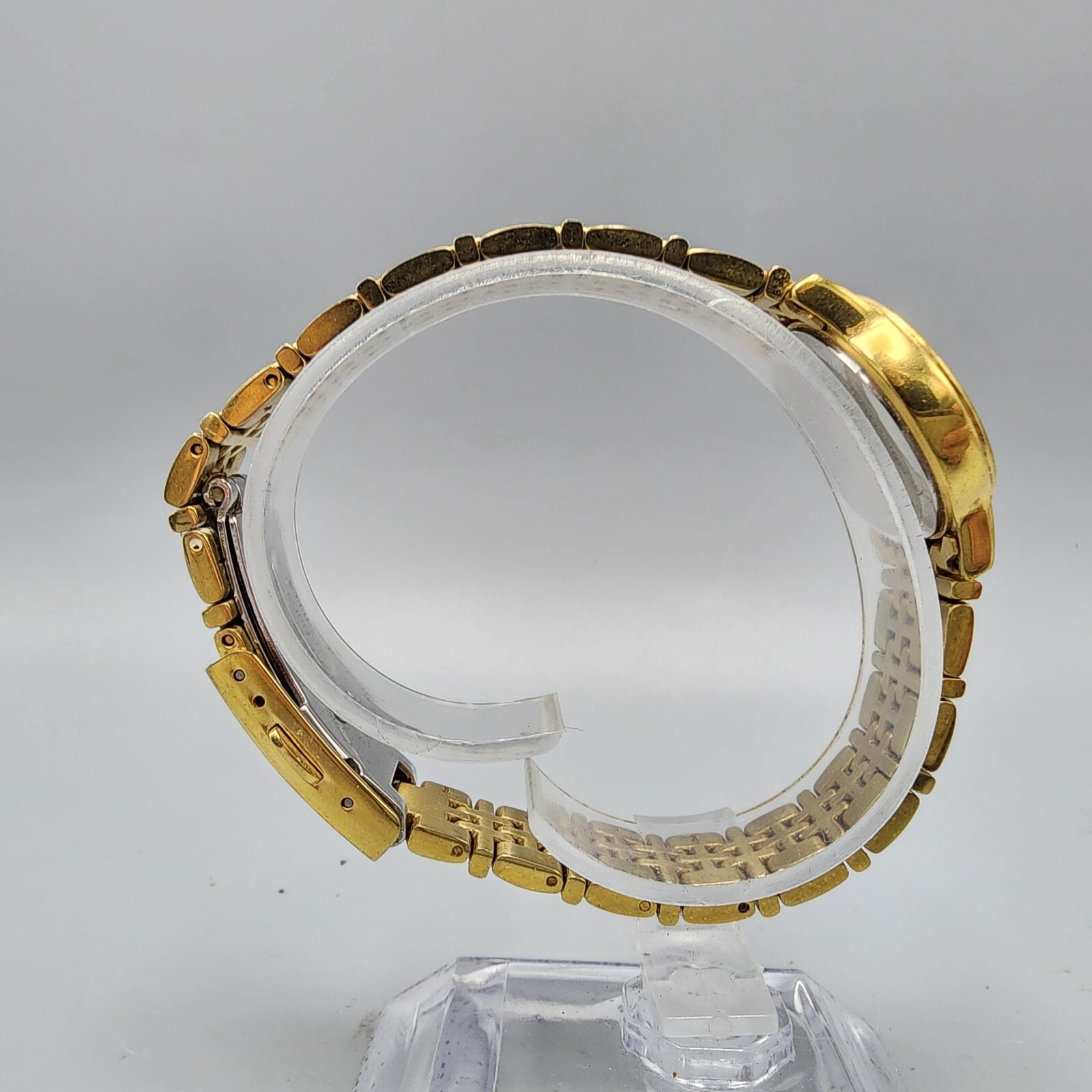 Gold-Tone/Stainless Steel BULOVA Ladies Bracelet Watch (#97M52) w ...