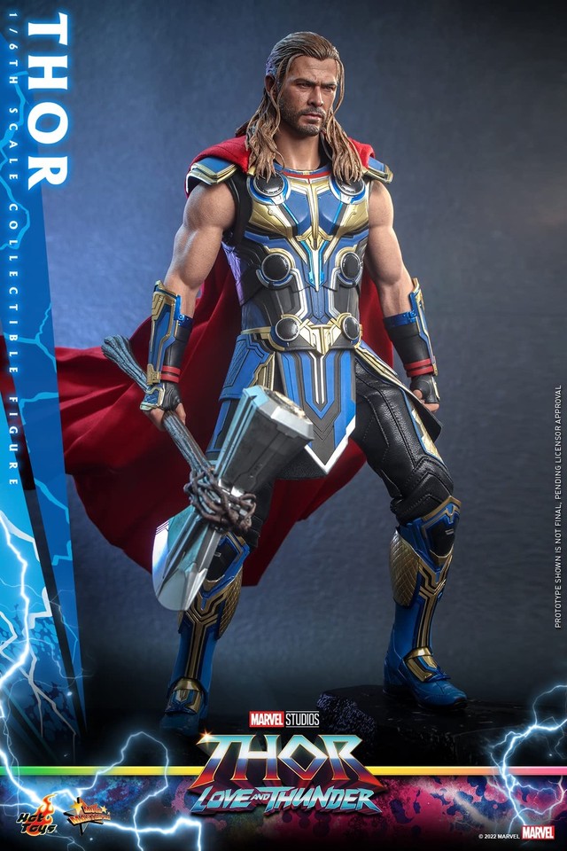 Movie Masterpiece Thor Love and Thunder Thor Blue H32cm Action Figure ...