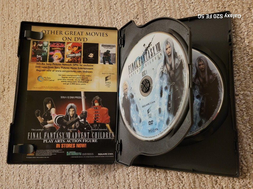 Final Fantasy VII: Advent Children DVD, 2-Disc Special Edition | eBay