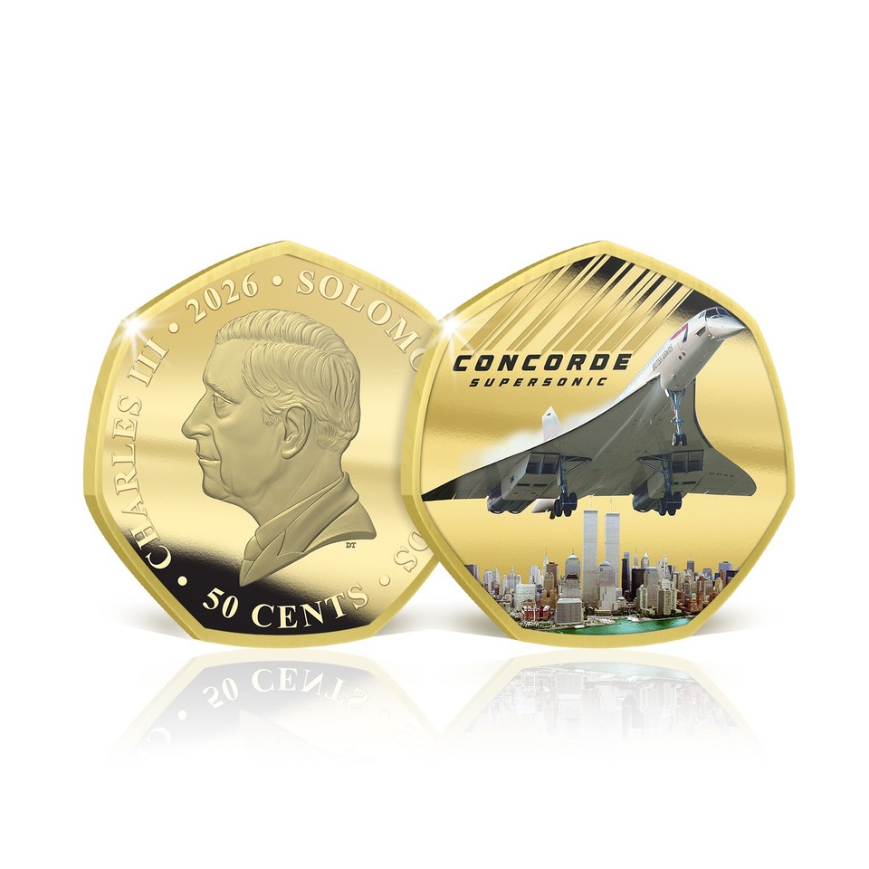 Concorde Christmas Eve 40th Anniversary 2026 Limited Edition Gold Coin ...