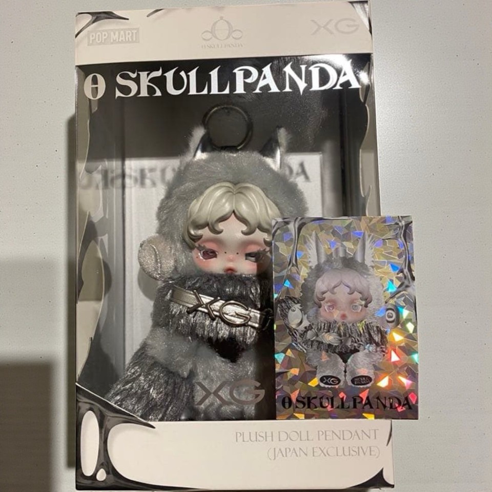 POP MART SKULLPANDA x XG Plush Doll Pendant Keychain Japan Exclusive ...