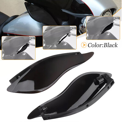 Adjustable Batwing Fairing Air Wind Deflectors For Harley Touring 2014 ...