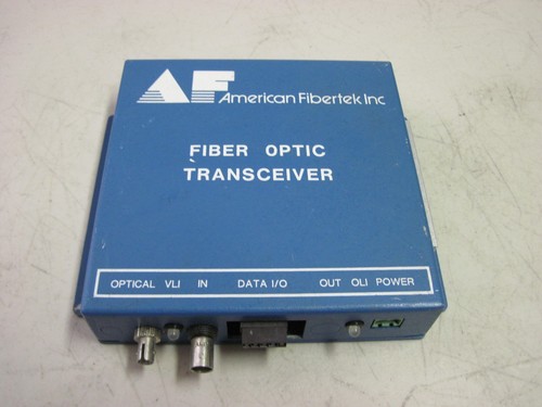 100% WARRANTY AFI American Fibertek Inc MT-1440 Fiber Optic Transceiver ...