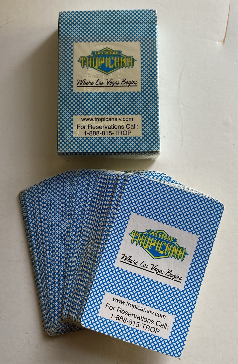 Tropicana Las Vegas Playing Cards