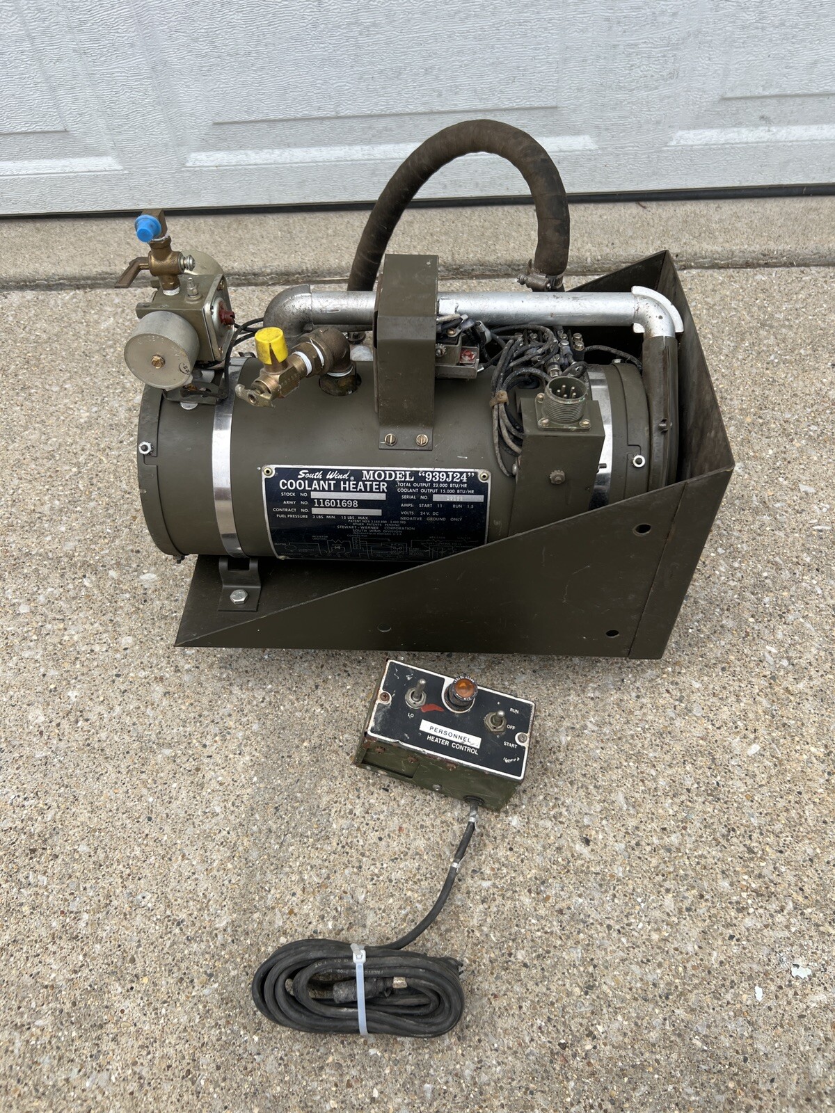 Military South Wind Model Coolant Heater M35 M35a2 M38 for sale online ...