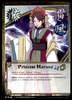 Naruto CCG Princess Haruna #052 Rainbow NM | eBay
