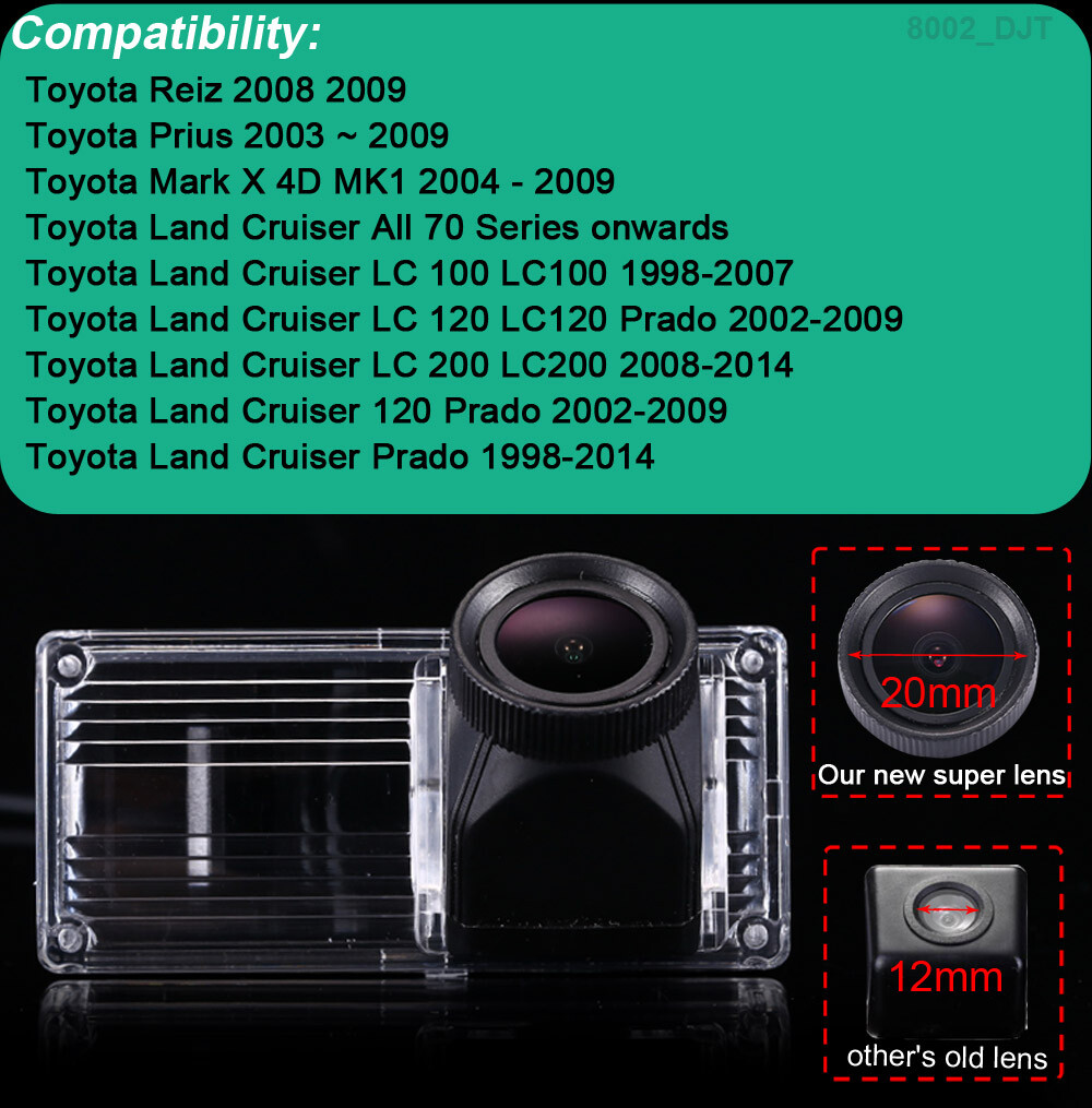 Reversing Car Camera for Toyota Land Cruiser All 70 Series onwards LC ...