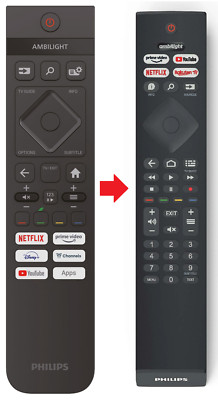 Original Fernbedienung Philips TV 55PUS8009/62 | 55PUS8079/12 ...