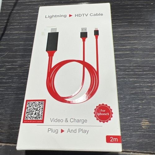 HDMI ADAPTER FOR IPHONE AV HDTV Mirroring Cable iPhone 7 - 14 iPad IOS ...