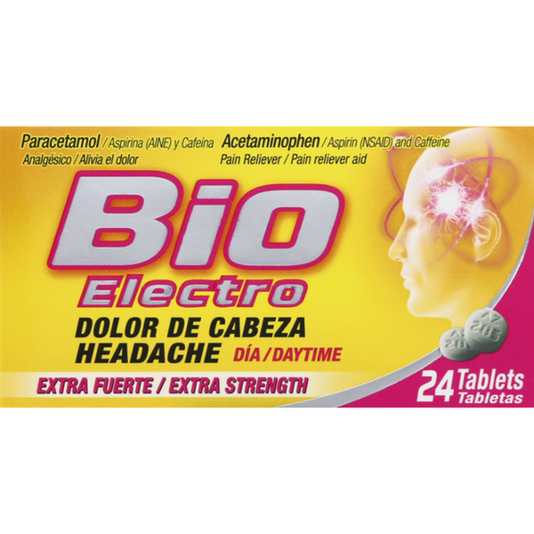 Bio Electro Extra Strength Pain Reliever - 24 Tablets for sale online ...