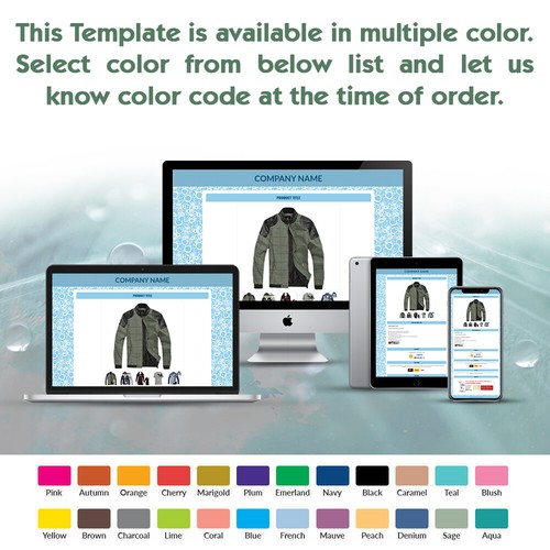 eBay Listing Template Responsive Mobile Design HTML Professional Design ...