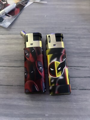 New 2 lighters custom made Marvel Deadpool And Wolverine Must See ...
