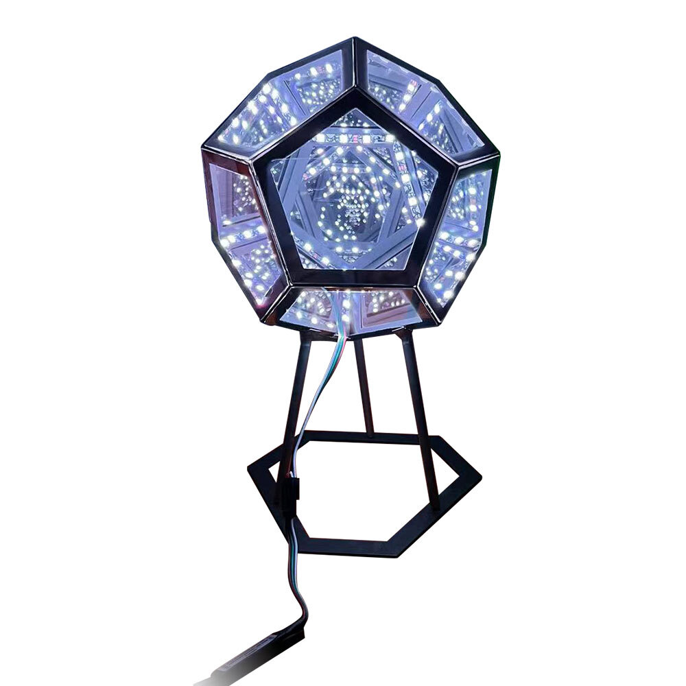 Infinity Dodecahedron - 3D LED Color Art Night Light - Starry Sky Lamp ...