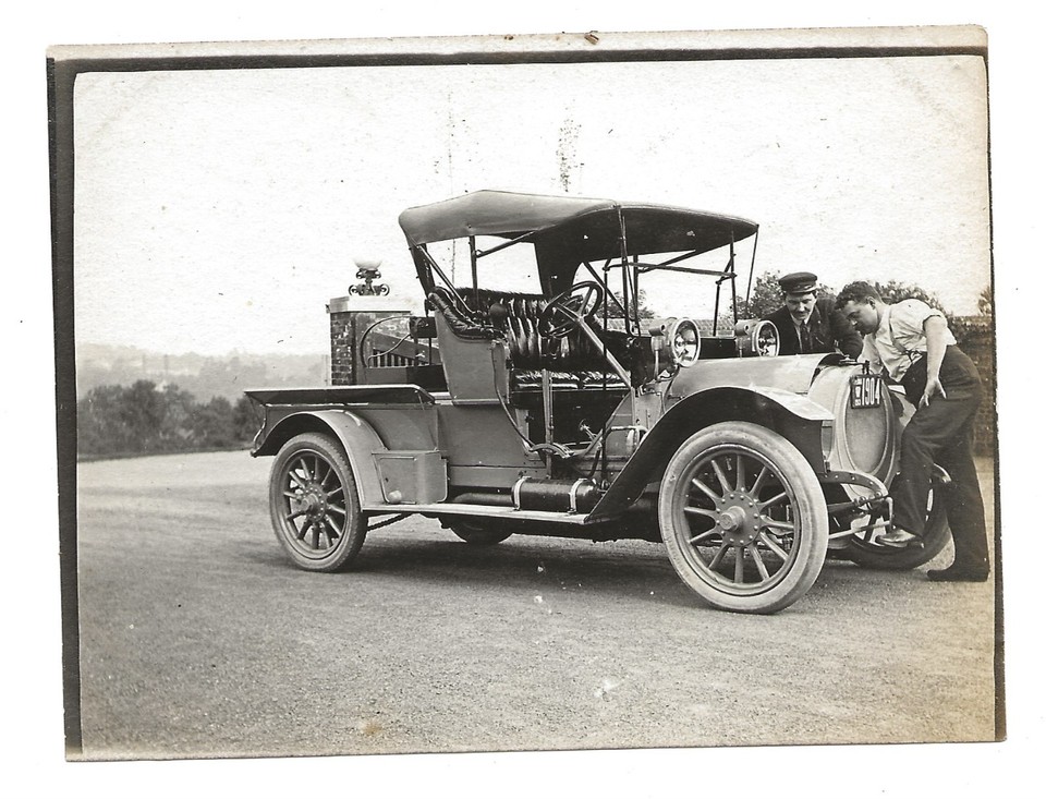 1913 Antique Contact Print – Brass Era Touring Car / Light Delivery ...