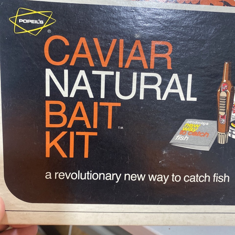 Vintage & Rare POPEIL'S Caviar Natural Bait Kit Original Box 1975 Unused | eBay