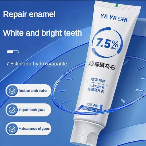 7.5% Hydroxyapatite Toothpaste Remove Yellow Tooth Stains For Sensitive ...