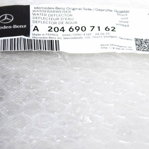 NEW MERCEDES-BENZ C COUPE C204 FRONT RIGHT WATER DEFLECTOR A2046907162 ...