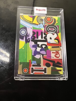 ICHIRO SUZUKI 2021 TOPPS PROJECT 70 POSE #630 LIMITED PRINT RUN SEATTLE ...