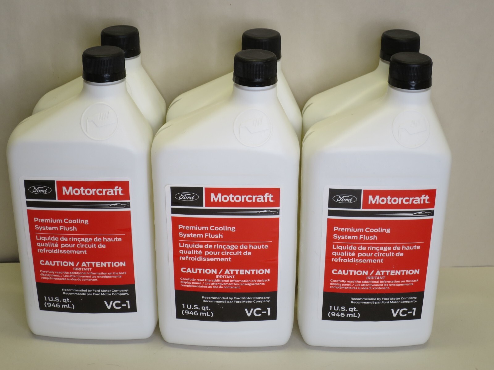 Motorcraft VC-1 Premium Cooling System Flush 22oz Case of 6 Bottles | eBay