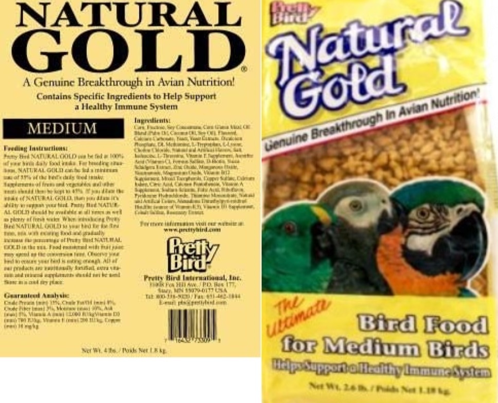 PRETTY BIRD NATURAL GOLD MEDIUM Pellets 30 LB | eBay