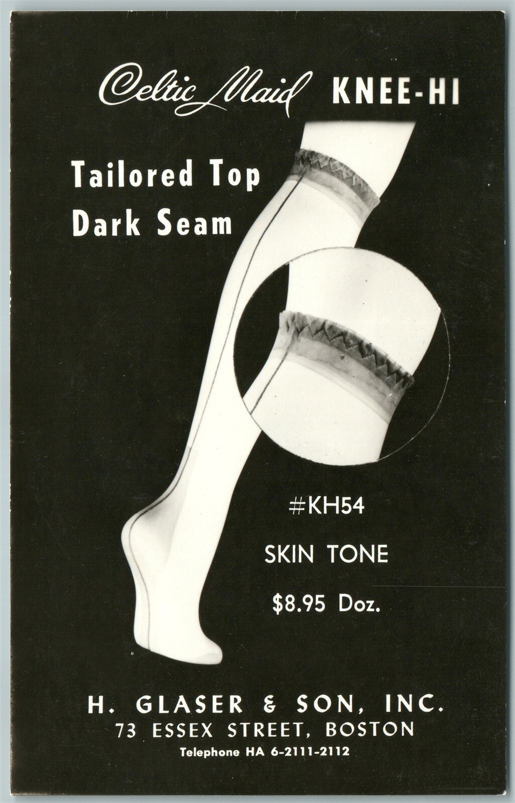 CELTIC MAID STOCKINS ADVERTISING VINTAGE REAL PHOTO POSTCARD RPPC | eBay