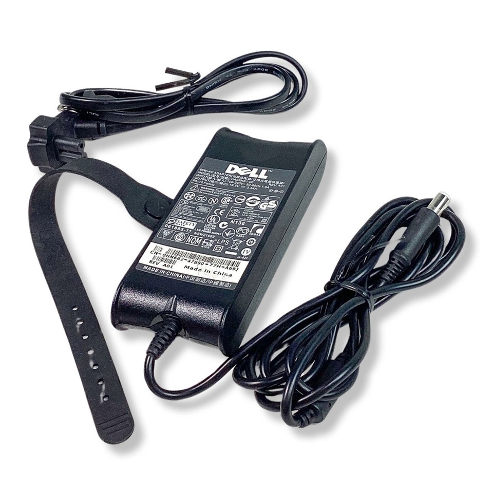 Genuine Dell OEM Laptop PA-12 65 Watt AC Power Adapter LA65NS0-00 MN444 ...