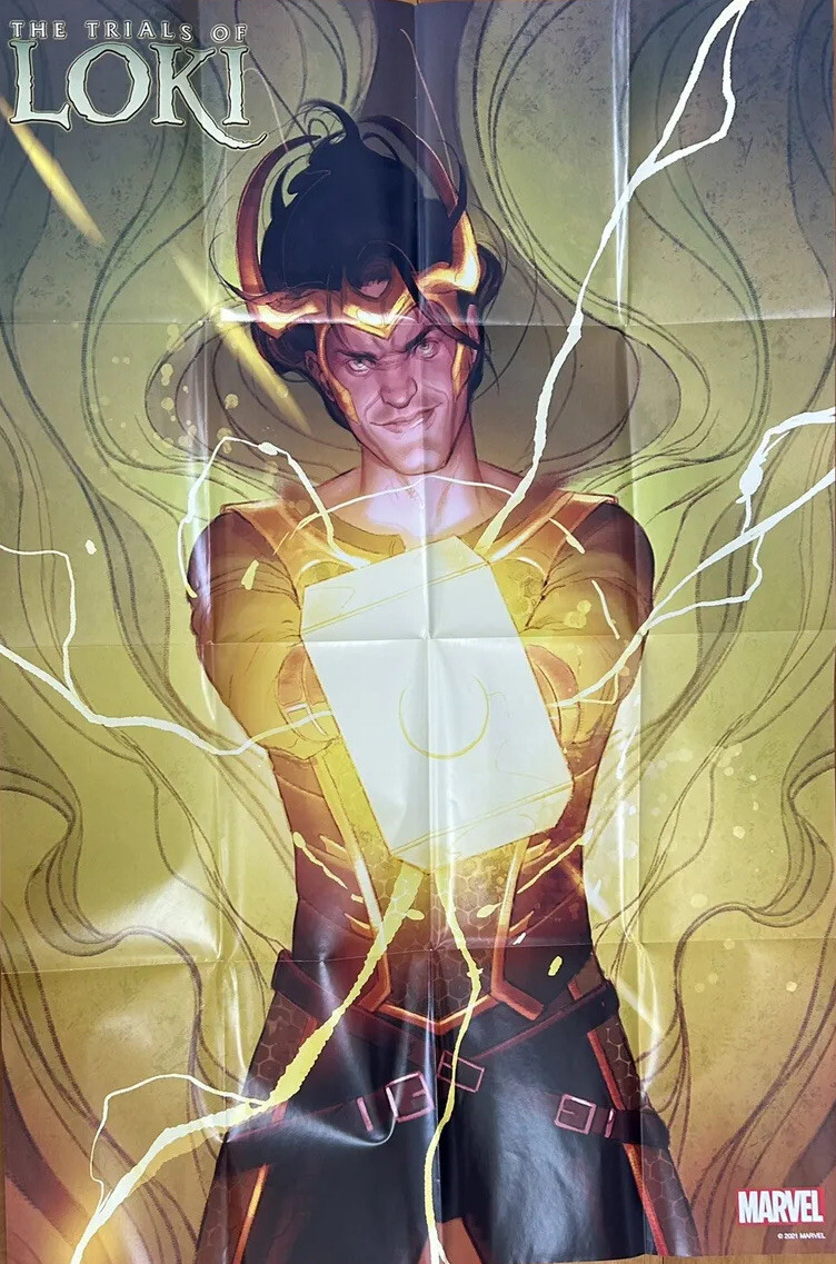 The Trials Of Loki Promo Poster 2021 Marvel 24x36 New 1 Per Store Thor ...