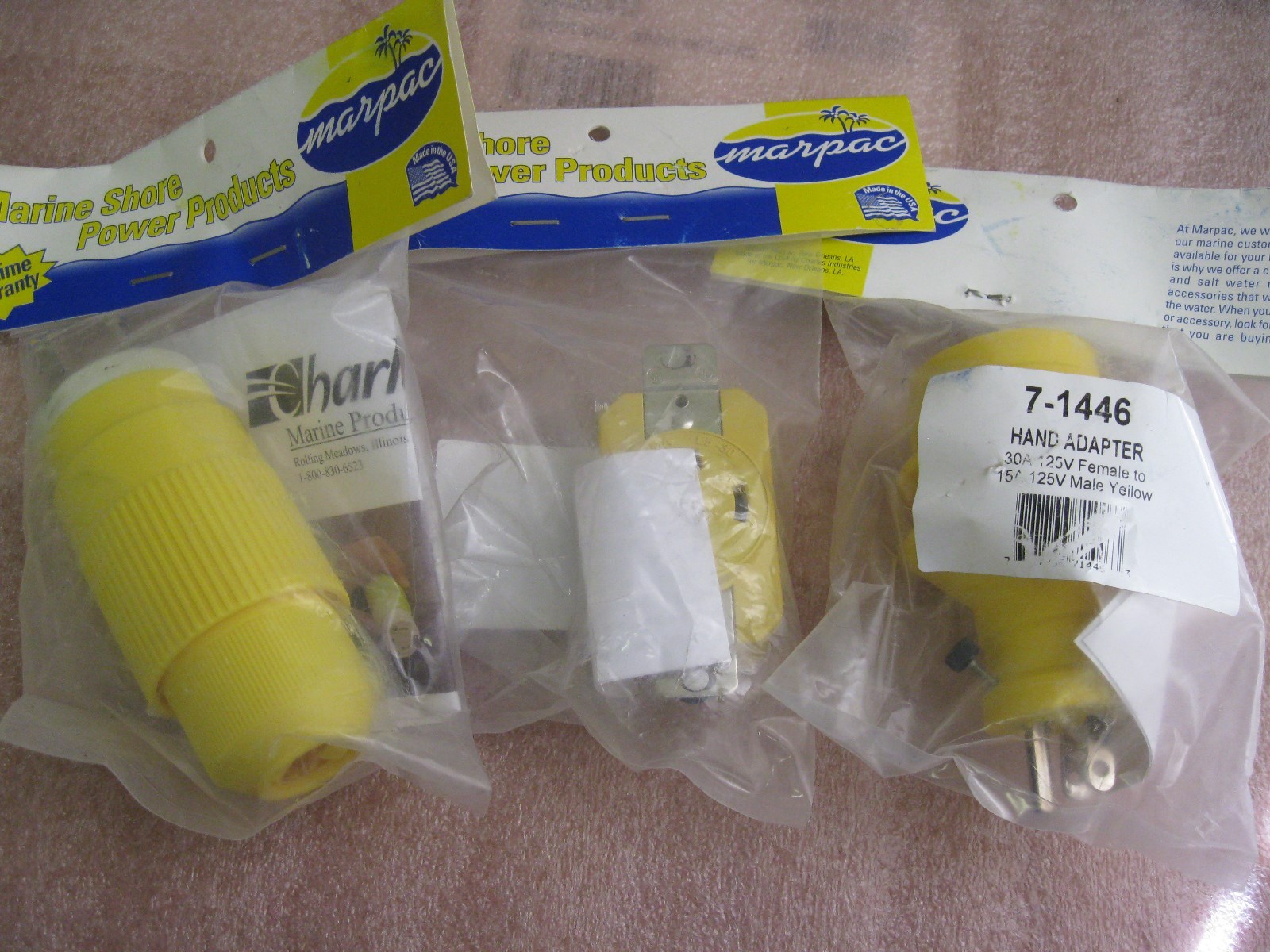 MARPAC MARINE LOT A-PLUG, ADAPTER AND RECEPTACLE | eBay