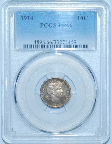 1914 PCGS PR66 Proof Strike Barber Dime | eBay
