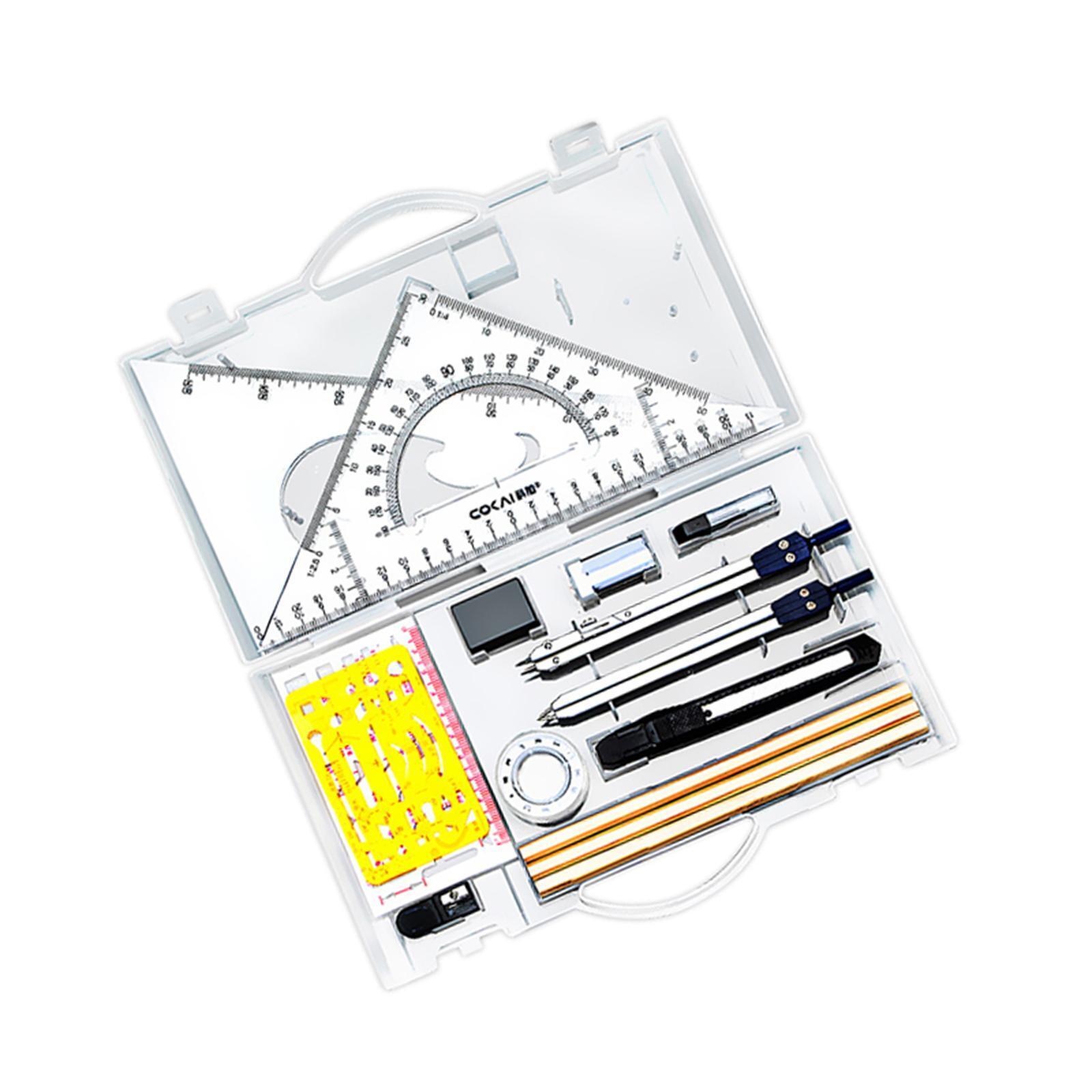 Architects Compass Ruler Precision Geometry Set Lightweight with ...