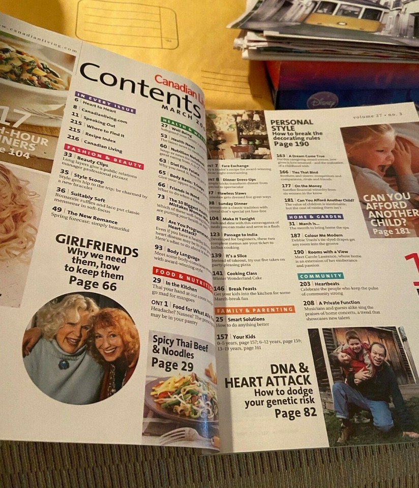 Canadian Living Magazine March 2002 Vol 27 No 3 Rush Hour Dinners ...