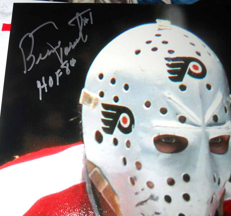 BERNIE PARENT AUTOGRAPH SIGNED 8X10 PHOTO COA PHILADELPHIA FLYERS | eBay