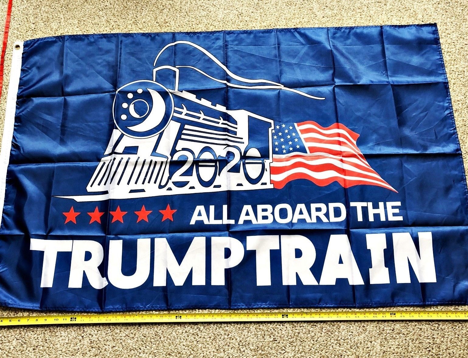 Donald Trump Flag FREE SHIPPING TRUMP TRAIN BLUE 3x5' 2020 Make America ...